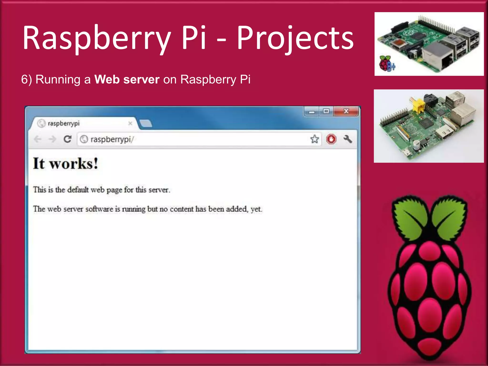 Raspberry Pi Introduction Pptx Operating Systems Computer