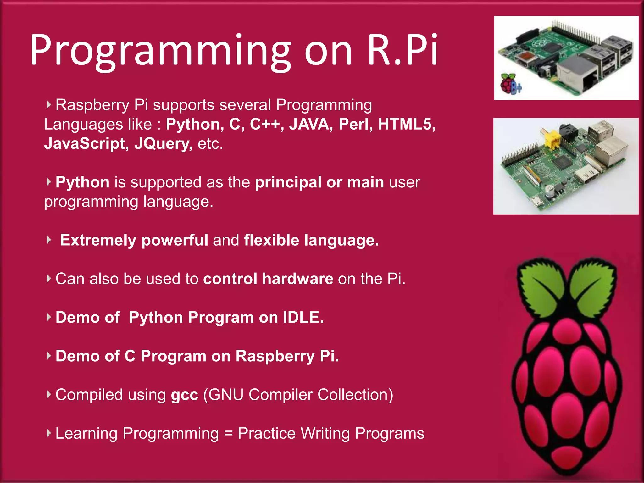 Raspberry Pi (Introduction) | PPTX