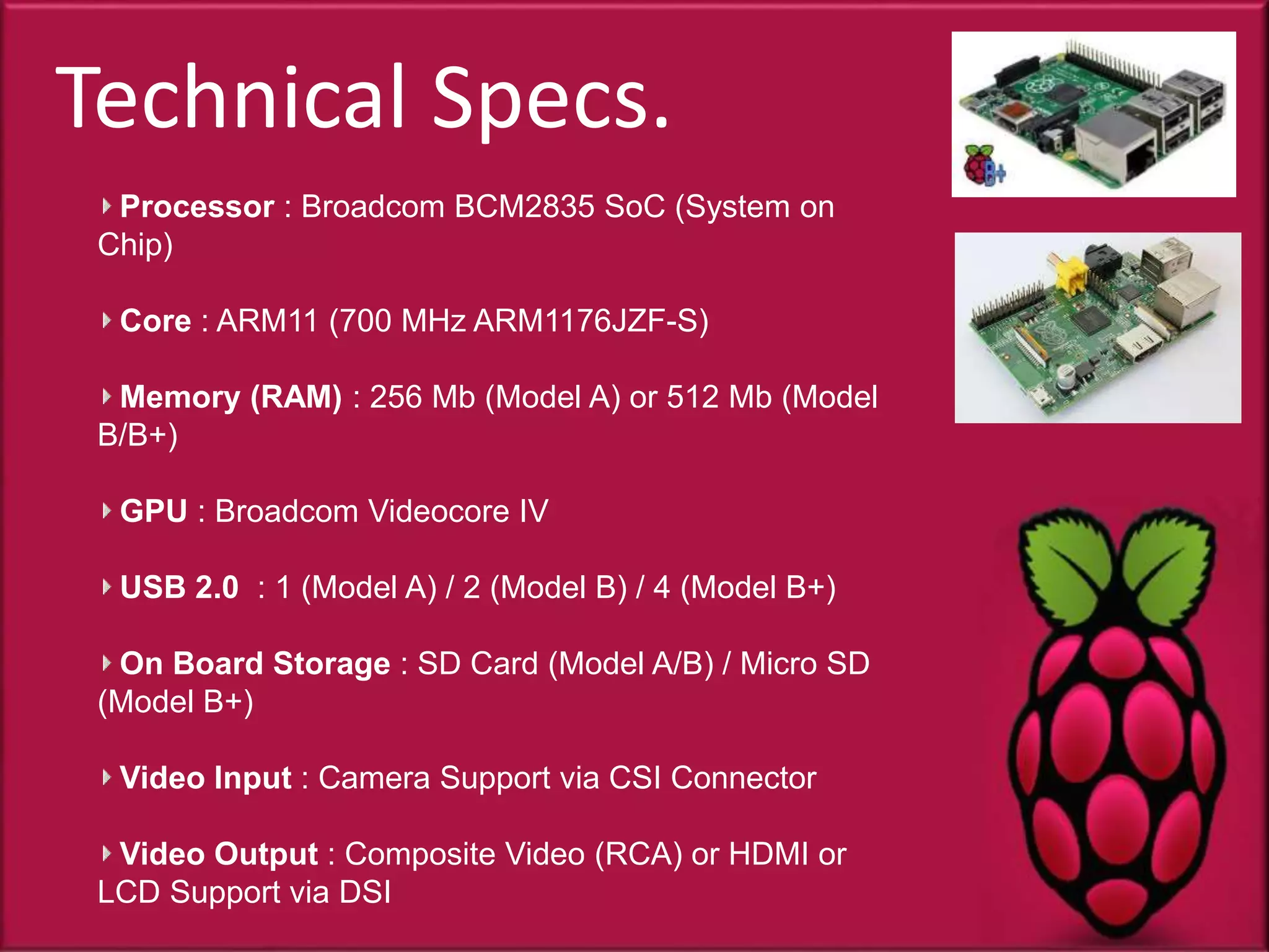Raspberry Pi (Introduction) | PPTX
