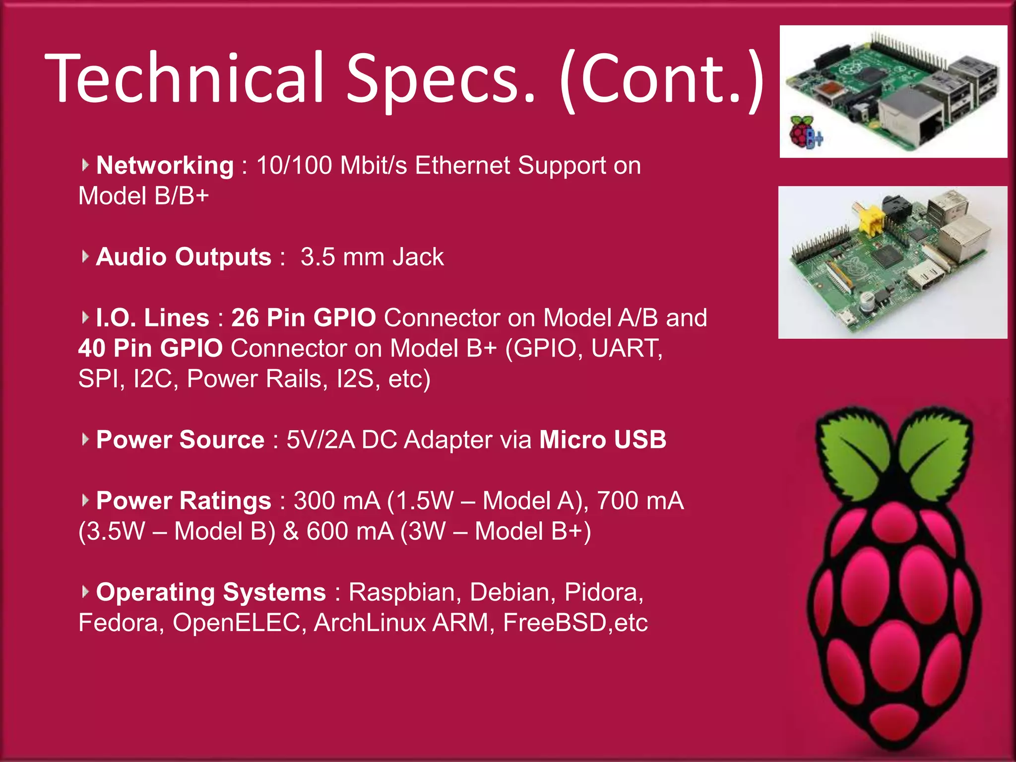 Raspberry Pi (Introduction) | PPTX