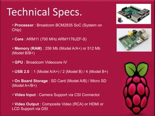 Raspberry Pi Session - 22_11_2014 | PPTX | Operating Systems | Computer ...
