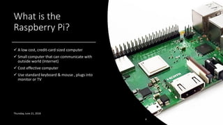 Raspberry pi 3 | PPT