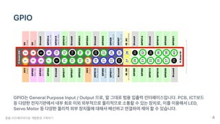 라즈베리파이 배우기 GPIO 편 | PPT
