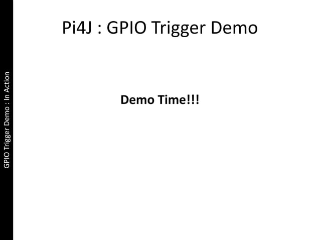 Raspberry pi and pi4j | PPT