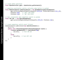 Raspberry pi and pi4j | PPT