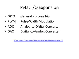 Raspberry pi and pi4j | PPT