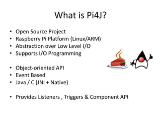 Raspberry pi and pi4j | PPT