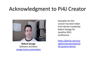 Raspberry pi and pi4j | PPT