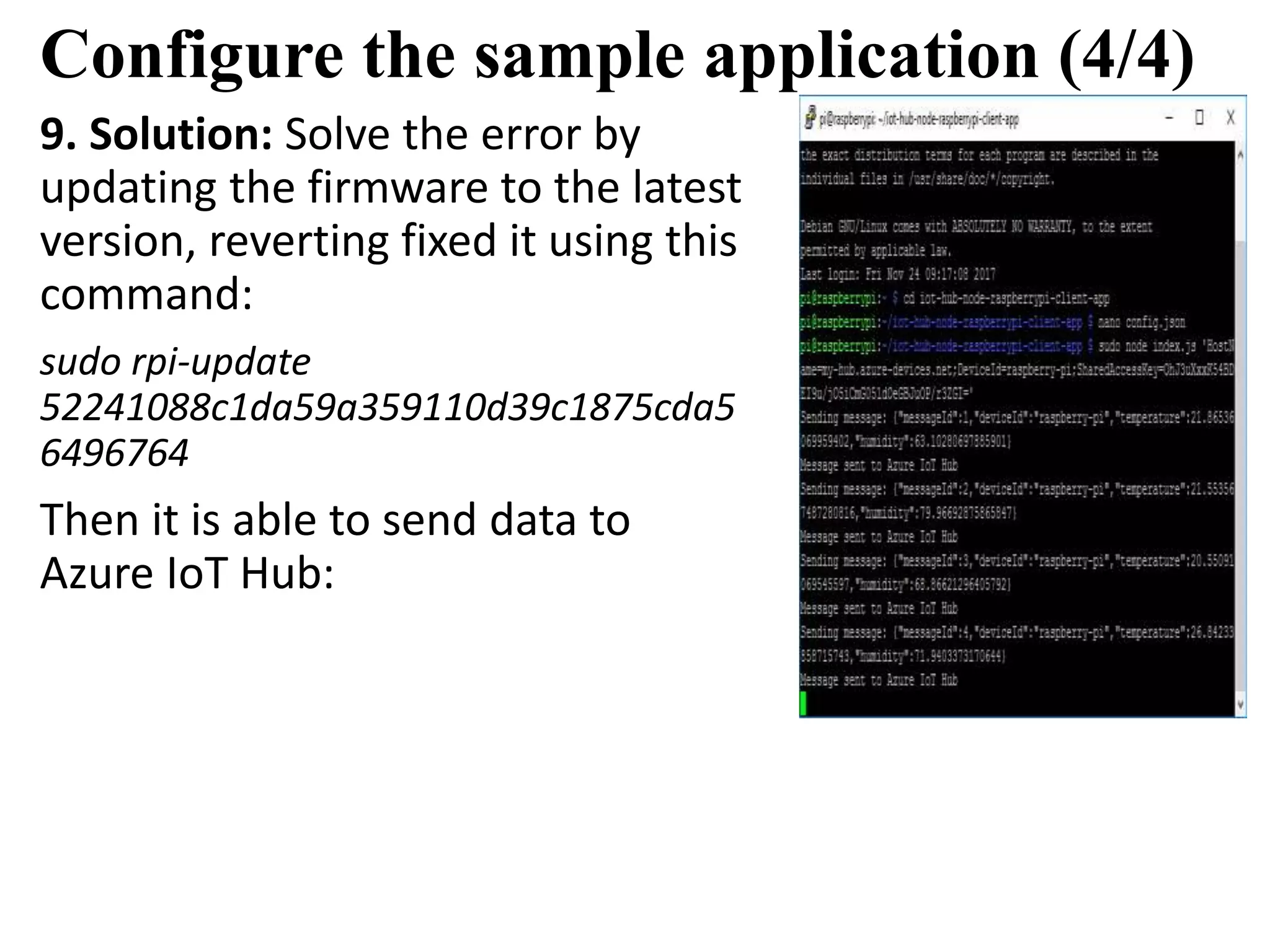 Raspberry pi and Azure | PPT