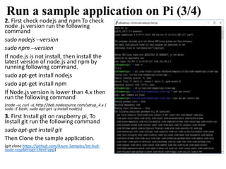 Raspberry pi and Azure | PPT