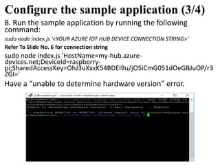 Raspberry pi and Azure | PPT