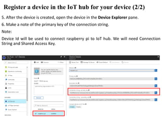 Raspberry pi and Azure | PPT
