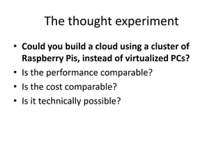 A Raspberry Pi cloud | PPTX