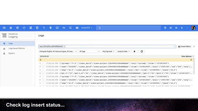 使用 Raspberry Pi Fluentd Gcp Cloud Logging Big Query 做iot 資料搜集與分析 Ppt