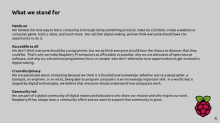 Raspberry Pi Foundation Strategy 2016 - 2018 | PPT