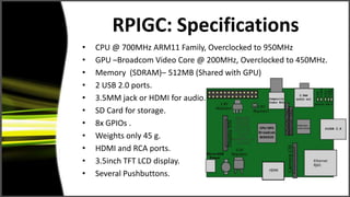 Raspberry Pi Gaming Rig | PPTX