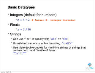 Teach your kids how to program with Python and the Raspberry Pi | PDF ...