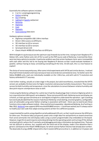 Raspberry Pi Logger with LCD | PDF