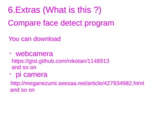 Raspberry pi performace and program by open cv | PPT