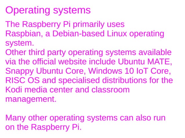 Raspberry pi performace and program by open cv | PPT | Free Download