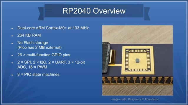 RaspberryPiPico.pptx | Computer Peripherals | Computing