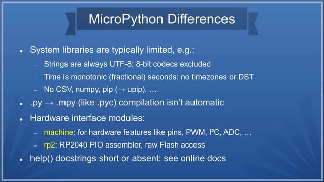 RaspberryPiPico.pptx | Computer Peripherals | Computing