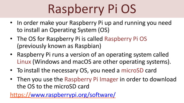 Raspberry Pi ppt.pptx | Operating Systems | Computer Software and Applications