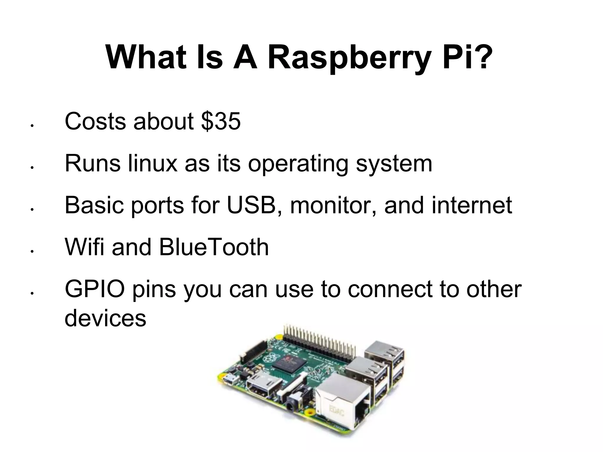 Introduction to Raspberry Pi | PPT | Free Download