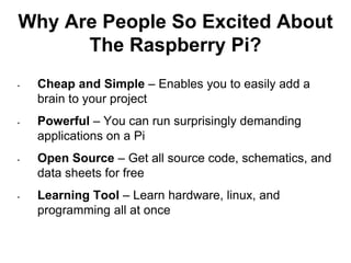 Introduction to Raspberry Pi | PPT | Free Download