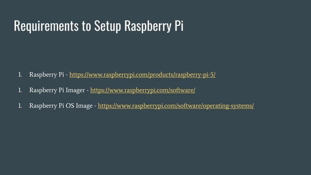 Raspberrypi And Python Workshop Day 01pptx