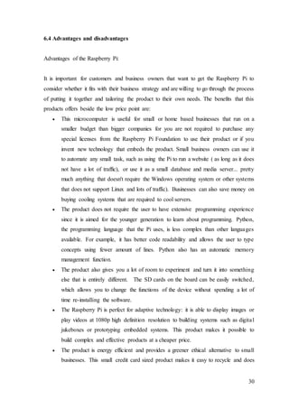 A seminar report on Raspberry Pi | DOCX