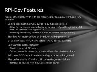 Raspberry pi robotics | PPTX