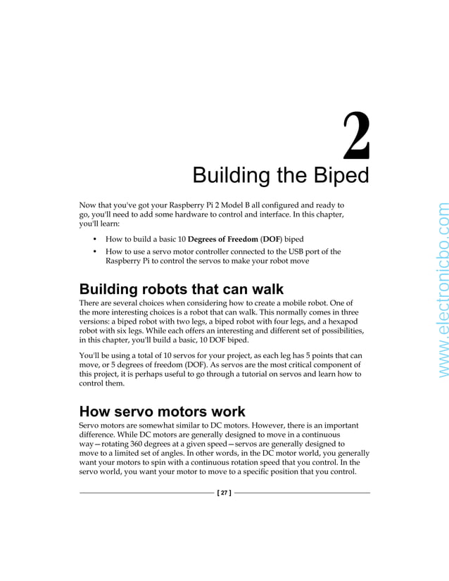 Raspberry pi: Conceptos básicos de robótica raspberry pi por richard grimmett | PDF
