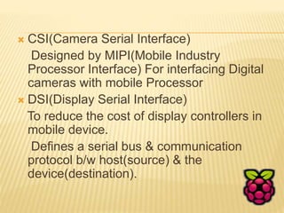 Raspberry pi sikha | PPTX