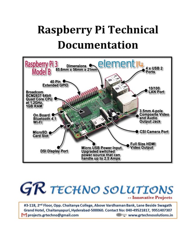 Raspberry pi technical documentation | PDF | Operating Systems | Computer Software and Applications