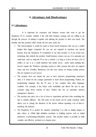 Raspberry pi technology | PDF