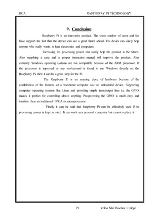 Raspberry pi technology | PDF