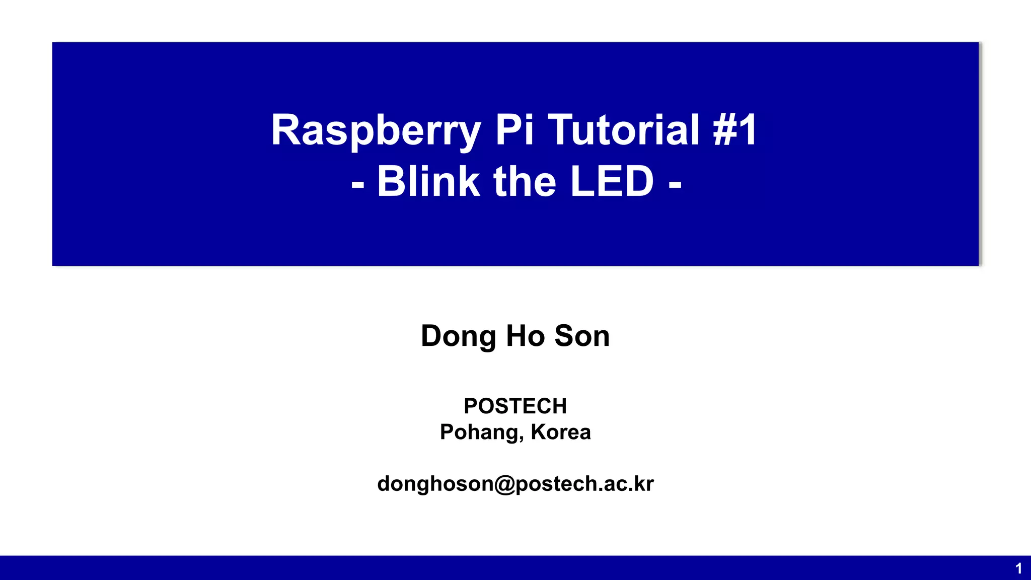 Raspberry Pi Tutorial 1 Ppt