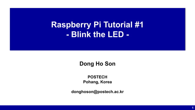 Raspberry pi tutorial #1 | PPTX | Programming Languages | Computing