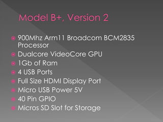 Raspberry pi why and what to buy | PDF