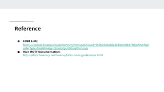 Building Smart IoT Solutions: Raspberry Pi with Hive MQTT | PPTX