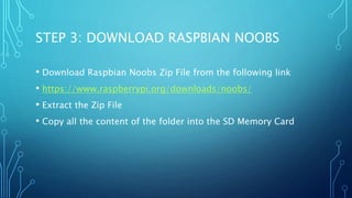 Raspbian Noobs | PPT