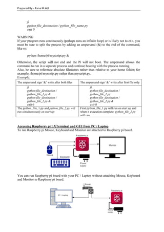 Raspberry pi Board Hardware & Software Setup | PDF