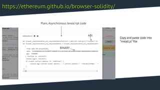 Ethereum SmartContracts - An example | PDF | Programming Languages | Computing