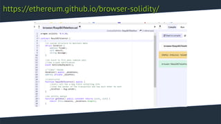 Ethereum SmartContracts - An example | PDF | Programming Languages | Computing