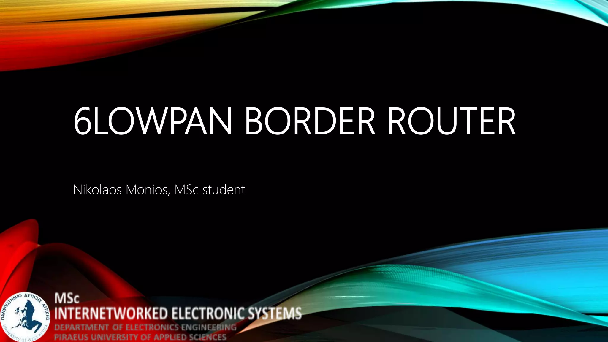 Rasperry Pi and TI CC2650 IPv6 border router | PPT
