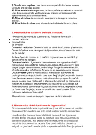 Raspuns intrebari examen.parodontologiedocx | DOCX