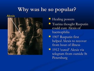 Rasputin - AS HISTORY | PPT
