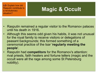 Influence of Rasputin | PPTX