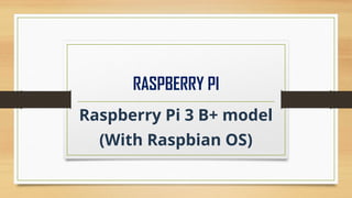 Rassberri Pi palm computer by Rassberi pi | PPTX